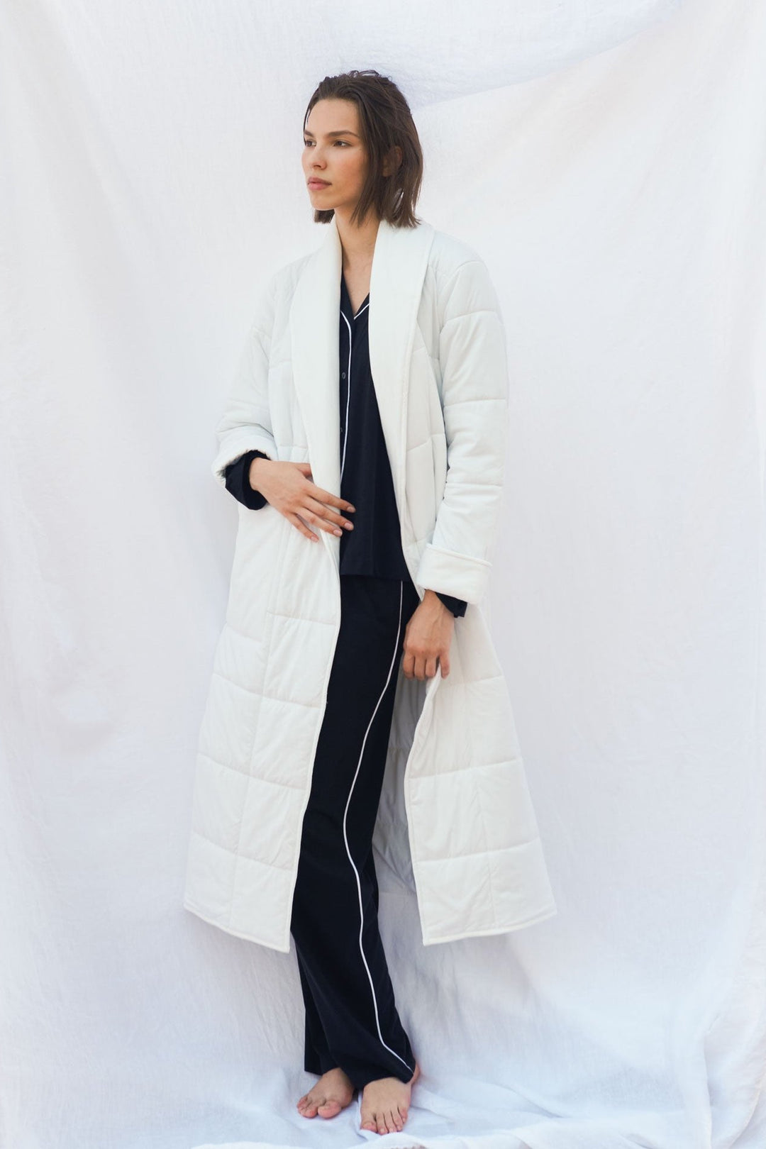 Sierra Robe | Best Seller | 100% Quilted Cotton Robe with Deep Pockets ...