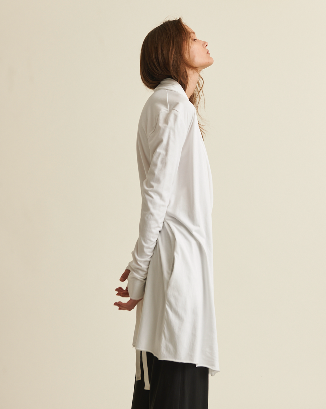 Double Layer Wrap Robe – Skin. Addressing the body.